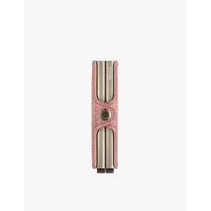 SECRID Twinwallet Grained Leather Wallet - Rose