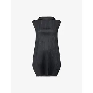 Issey Miyake Lamp Shade Sleeveless Knitted Top