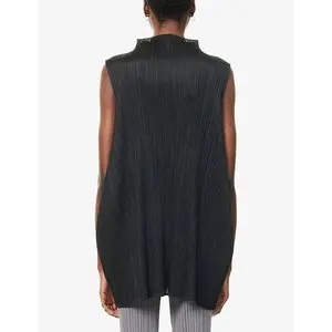 Issey Miyake Lamp Shade Sleeveless Knitted Top
