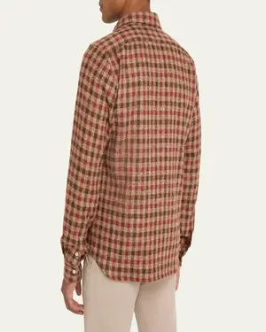 Kiton Speckled Cashmere Overshirt