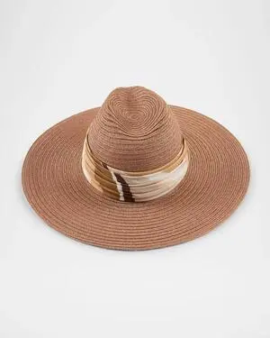 Eugenia Kim Emmanuelle Vented Packable Fedora - Brown