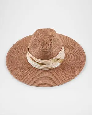 Eugenia Kim Emmanuelle Vented Packable Fedora - Fawn