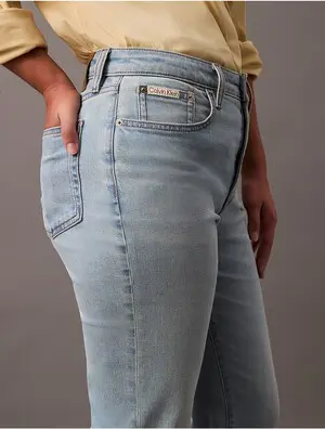 Calvin Klein Original Curvy Straight Jeans - Marbled Beacon