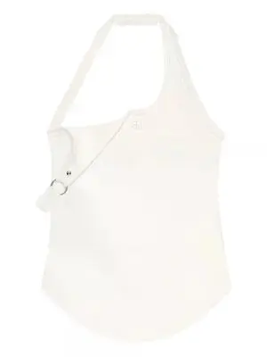 COURREGES Asymmetric Halterneck Top