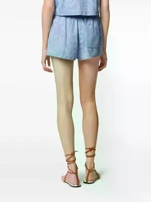 Versace Barocco Jacquard Chambray Boxer Shorts
