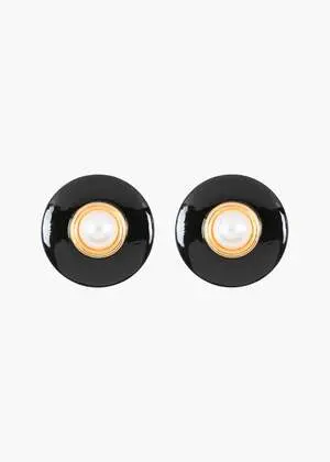 JENNIFER BEHR X Léanne Ansar Lili Stud Earrings - Black