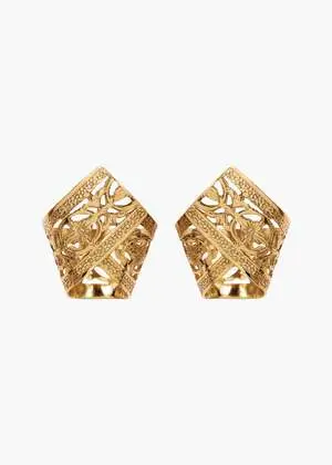 JENNIFER BEHR X Léanne Ansar Jeannine Hoop Earrings - Gold