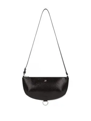 COURREGES Holy Eclipse Leather Shoulder Bag