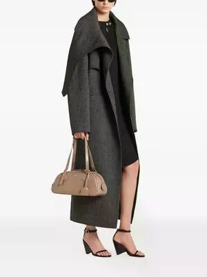 COURREGES Leather Shoulder Bag - Neutrals