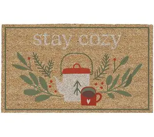DESIGN IMPORTS Stay Cozy Doormat - One-color