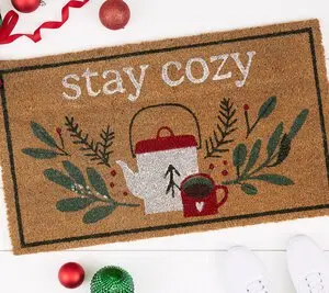 DESIGN IMPORTS Stay Cozy Doormat