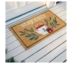 DESIGN IMPORTS Stay Cozy Doormat