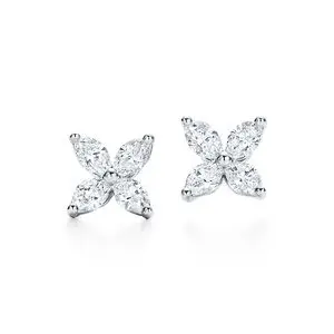 Tiffany & Co. Victoria® Earrings - Platinum