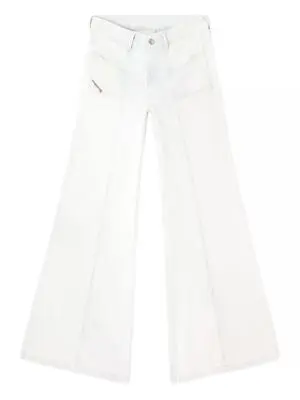 DIESEL® D-akii 09m08 Flared Jeans - White