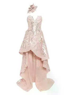 Saiid Kobeisy Zip Up Evening Dresses