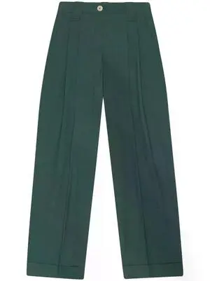 GANNI Pleat-detail Trousers