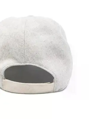 Eleventy Logo-embroidered Baseball Cap - Grey