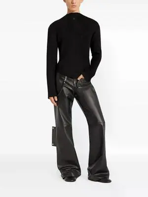 COURREGES Slash-neck Sweater