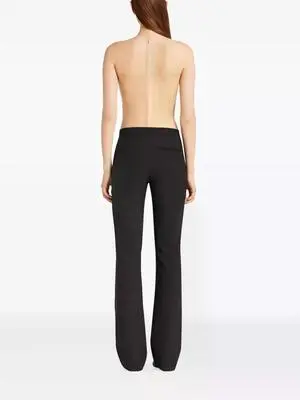 COURREGES Asymmetrical Bodysuit - Black