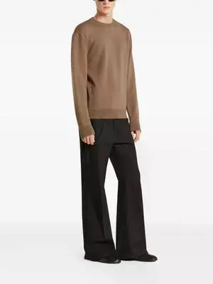 COURREGES Crew-neck Embroidered Sweatshirt
