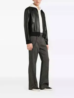 COURREGES Bootcut Trousers With Strap Detail
