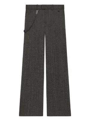 COURREGES Bootcut Trousers With Strap Detail
