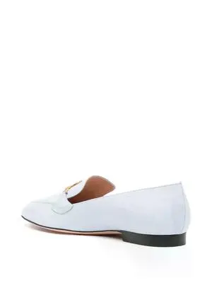 Bally Logo-plaque Leather Loafers