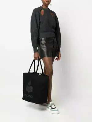 Isabel Marant Étoile Yenky Logo-print Tote Bags