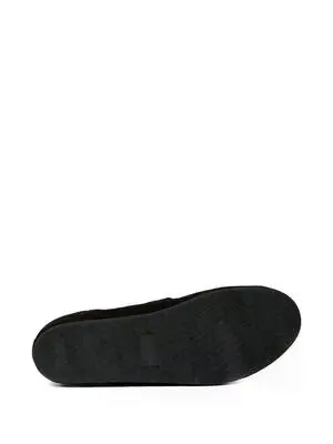 SCAROSSO Leggera Suede And Nylon Sneakers - Black