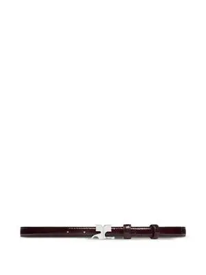 COURREGES Ac-buckle Leather Belt - Red