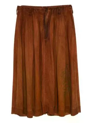 KINYAN LAM Pleated Midi Skirt