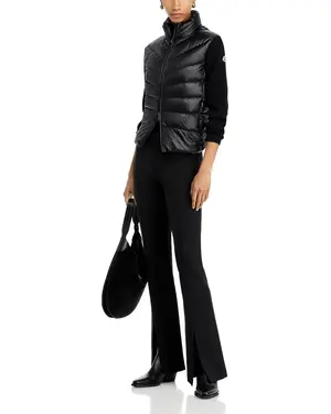 Moncler Cardigan Puffer Jacket - Black