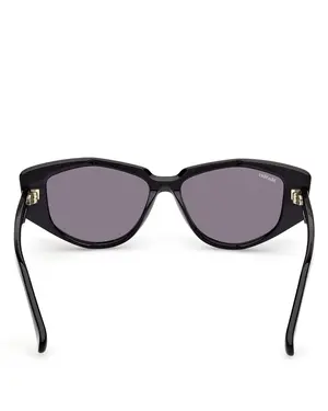 Max Mara Round Sunglasses - Black/smoke