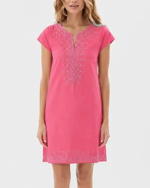 Calypso St. Barth Rowena Dress - Raspberry