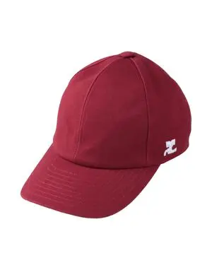 COURREGES Embroidered Logo Baseball Cap - Red