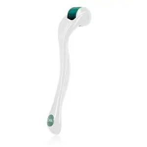 BEAUTY ORA Microneedle Face Roller System 0.25mm - Aqua Head With White Handle