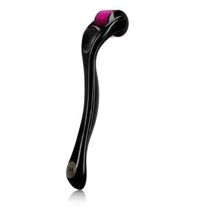 BEAUTY ORA Microneedle Face Roller System 0.25mm - Purple Head With Black Handle