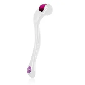 BEAUTY ORA Microneedle Face Roller System 0.25mm - Purple Head With White Handle
