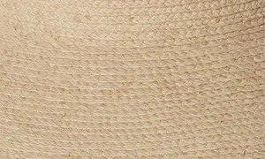 Janessa Leoné Birdie Packable Wide Brim Straw Visor - Natural