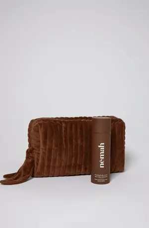 NĒMAH Velvet Beauty Bag