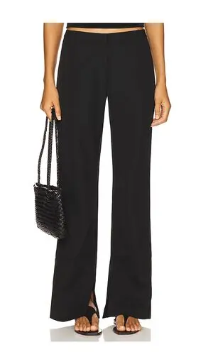 ST. AGNI 90s Split Leg Pants