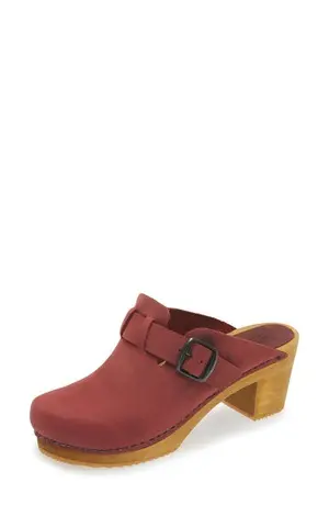Sanita Heeled Mules Clogs For Women
