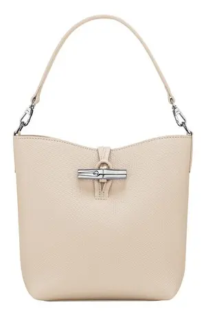 Longchamp Gold Tone Bucket Bags For Women