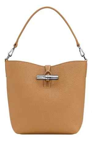 Longchamp Textured Bucket Bags
