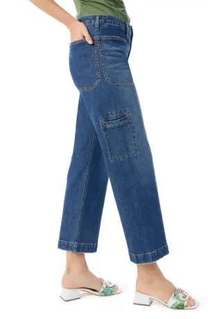 DO BY DEE OCLEPPO Noemi Patch Pocket Ankle Straight-leg Jeans