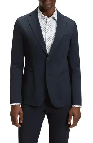 BOSS Hanry Slim-fit Sport Coat - Dark Blue