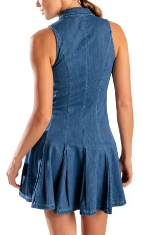 FREEMARKET Sleeveless Denim Mini Dress