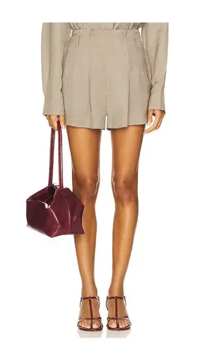 St. Agni Pleated Shorts For Women