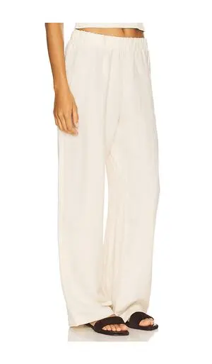 PERFECTWHITETEE Woven Linen Pant