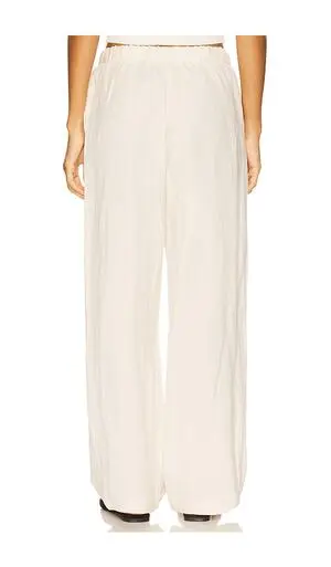 PERFECTWHITETEE Woven Linen Pant
